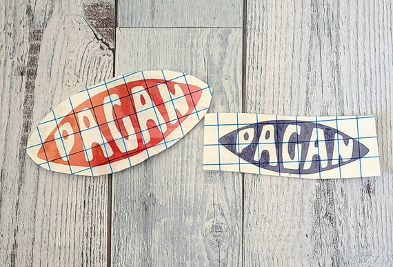 Pagan Witch Stickers Decals Full Moon Witchy Magic Vinyl - Etsy