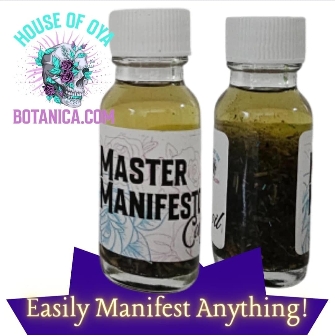 Manifestation, Conjure Oil, Essential Oils, Spell Oils, Advanced Magic ...