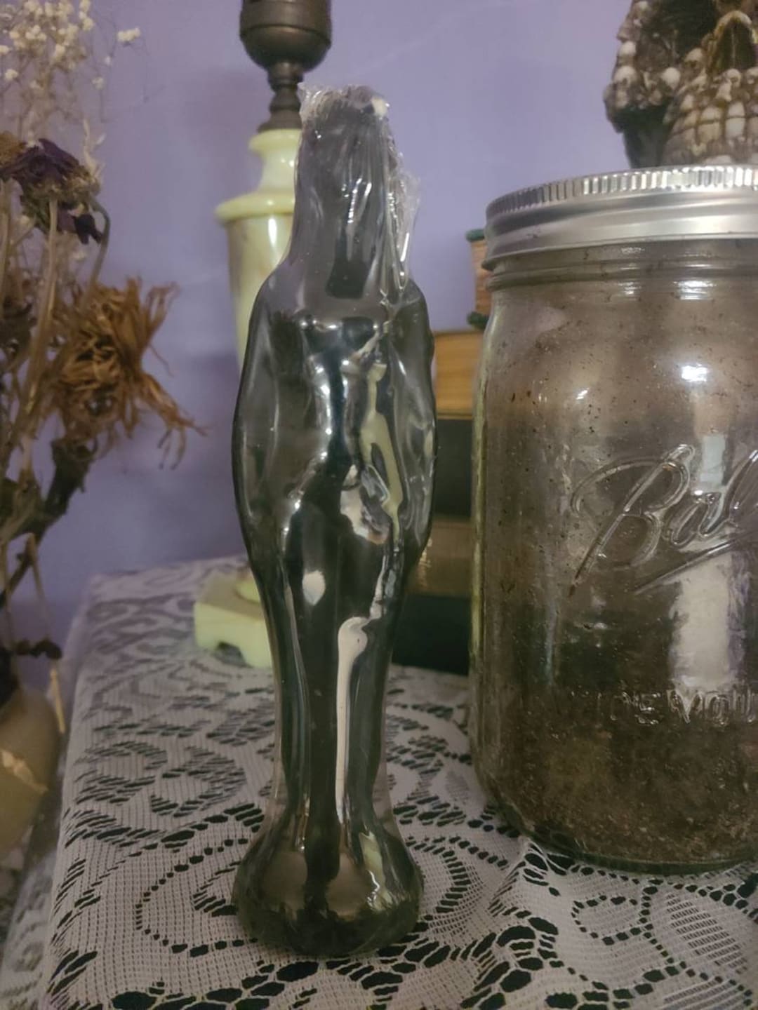 Black Female Figure Candle for Protection or Hexing - Etsy