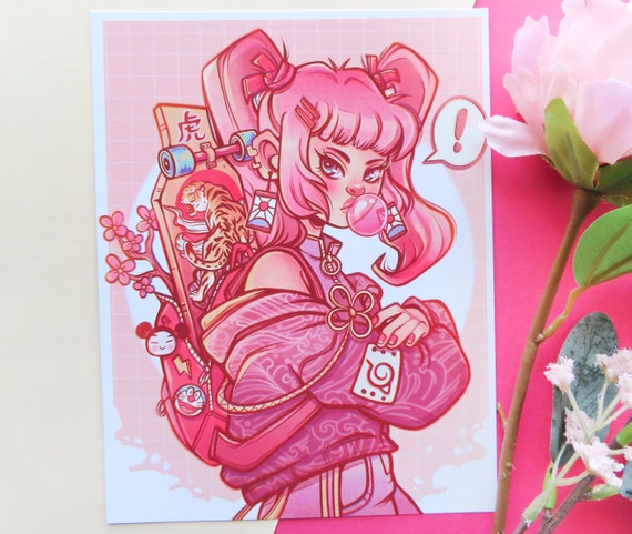 Rebel Girl Art Print - Etsy