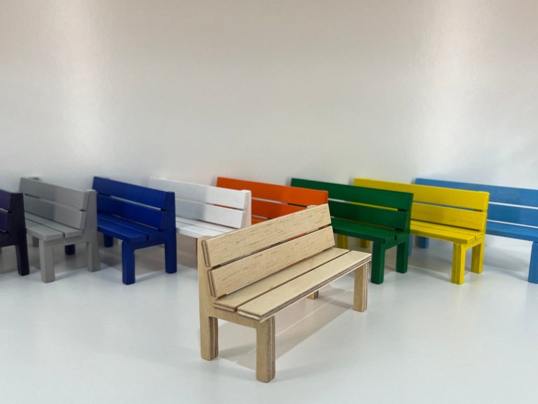 A Bench for Decoration for Gnomes, Accessories for Fairy Doors, Fairy ...