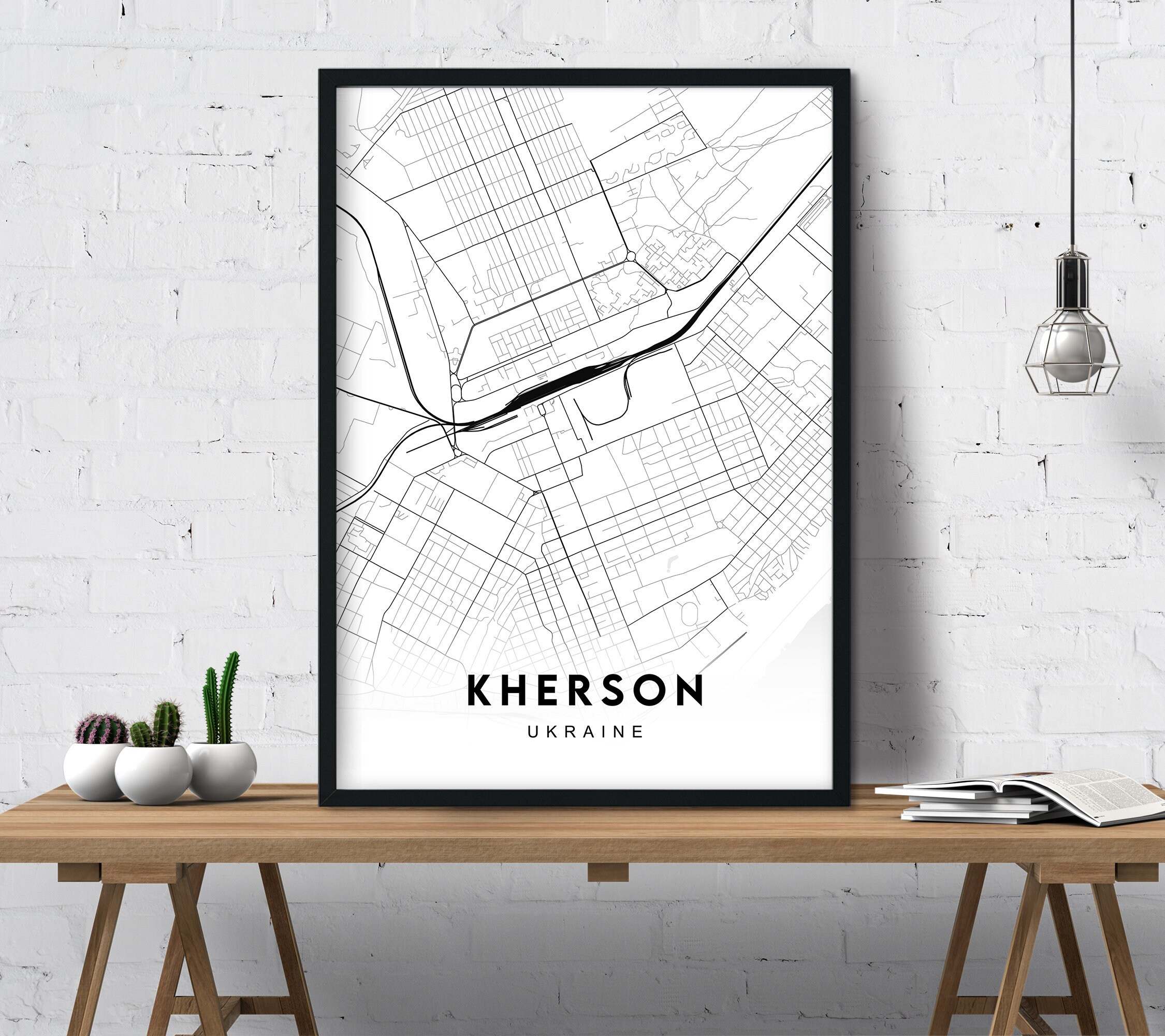 Kherson City Map Map Download Printable Map Map Artwork | Etsy