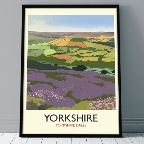 York England Vintage Travel Poster Wall Art Print ZT413 - Etsy