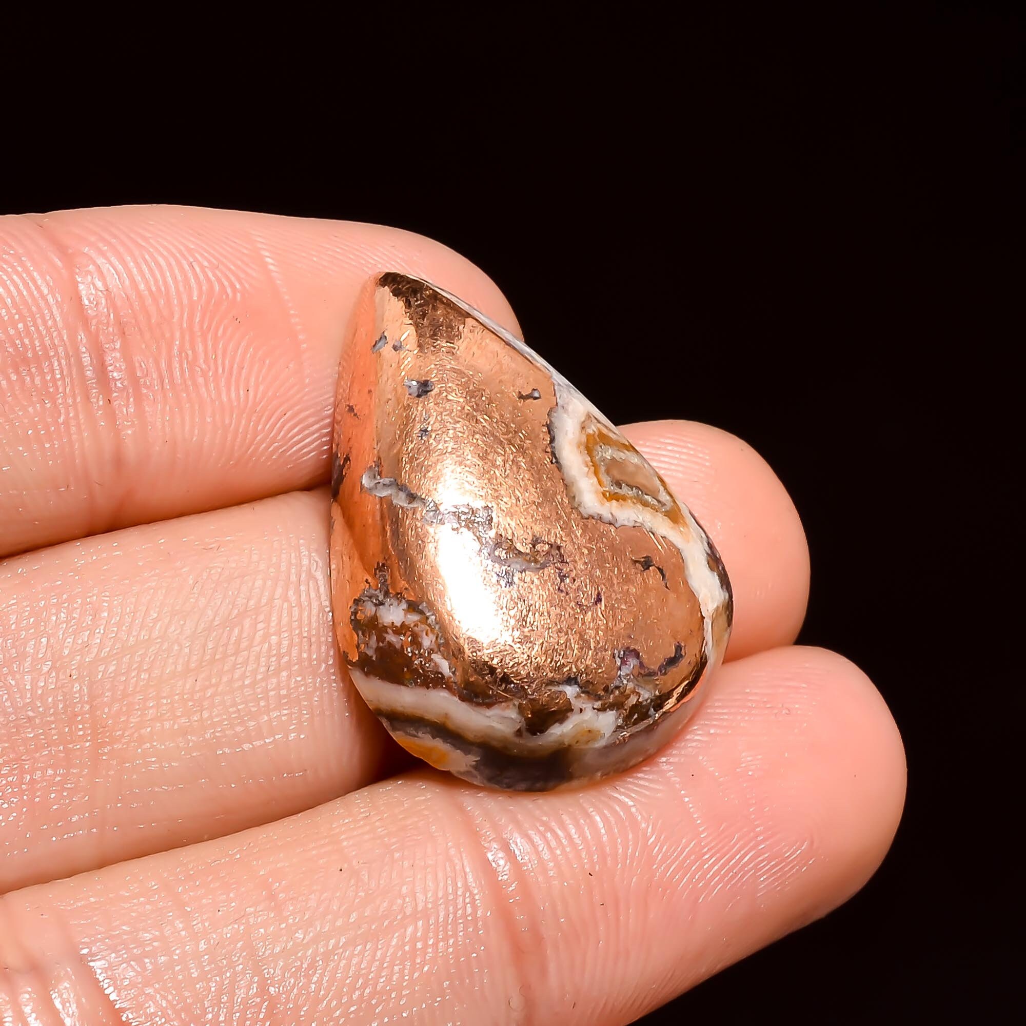 Copper Agate Gemstone Mix Shape Gemstone Copper Agate | Etsy