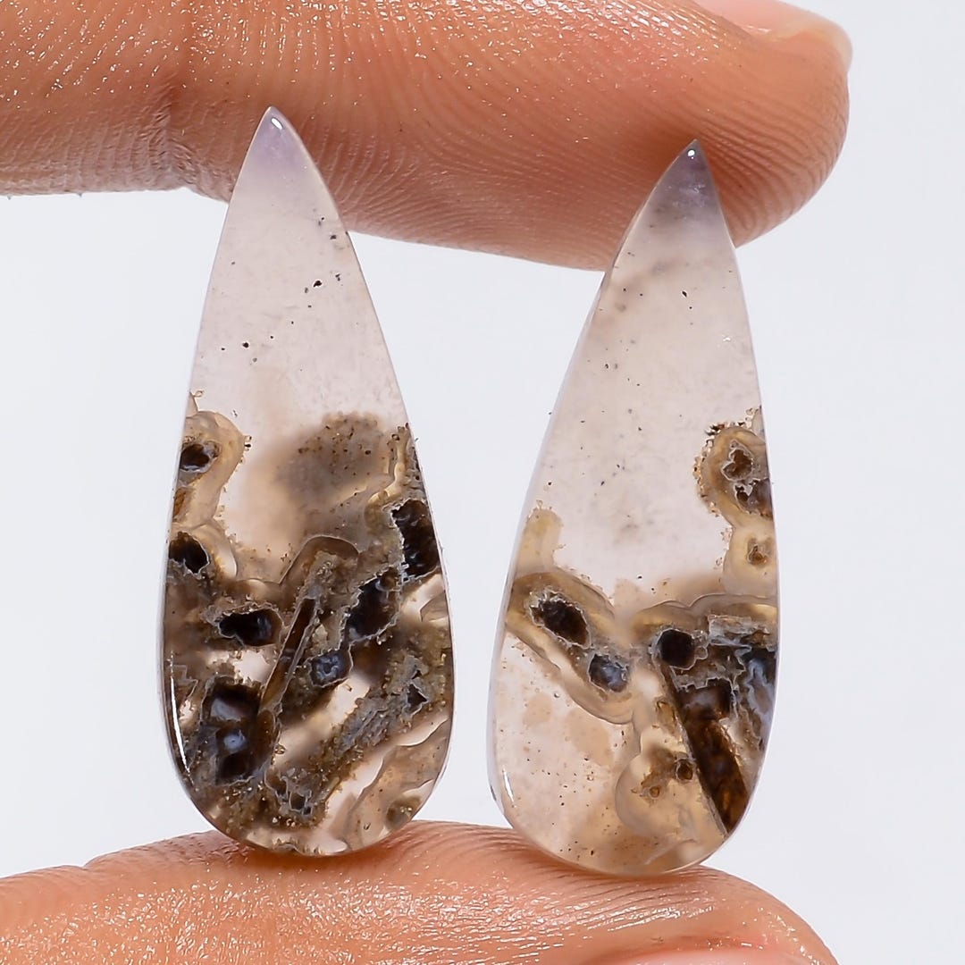 Natural Turkish Stick Agate Gemstone Turkish Stick Agate Pear Shape ...