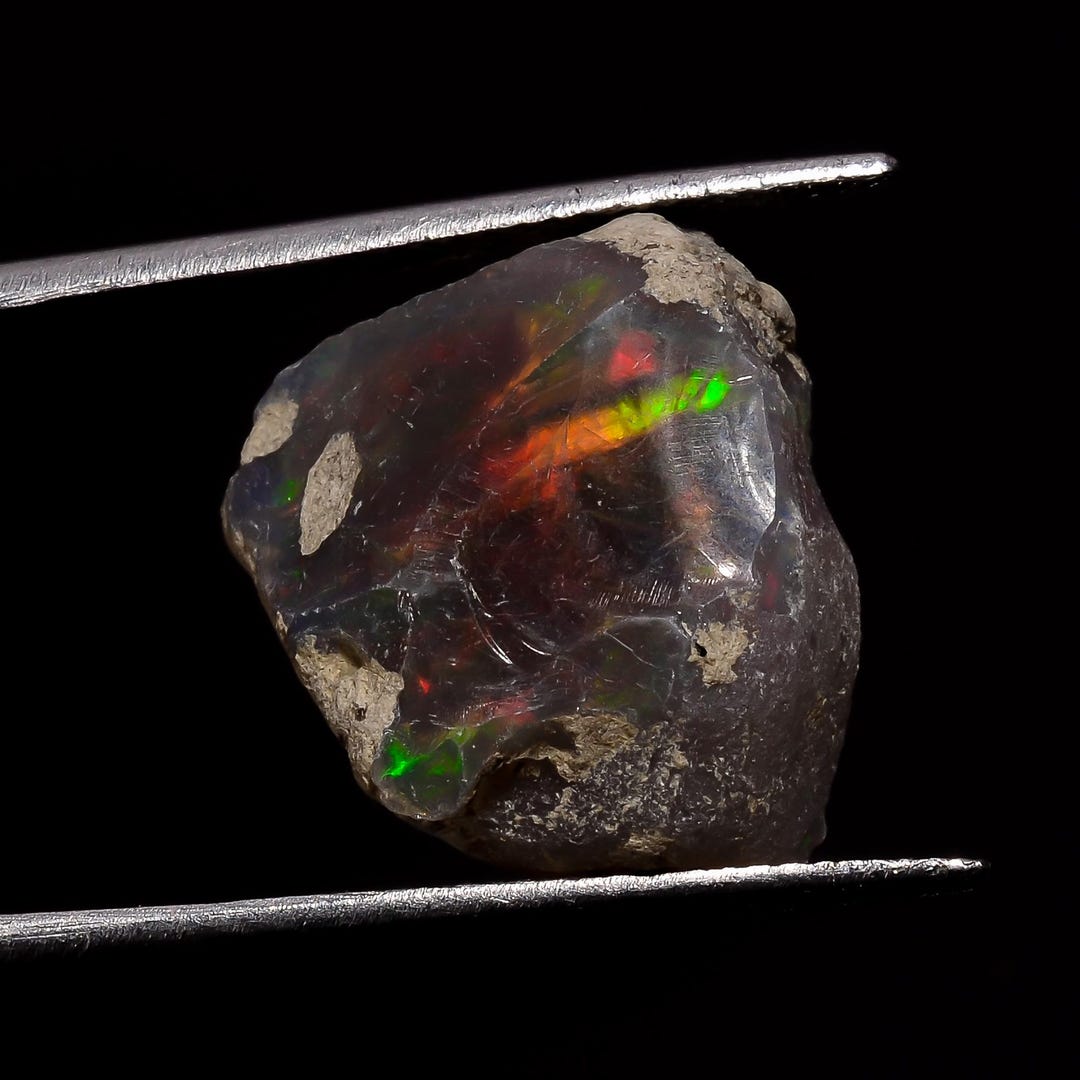 Real Fire Raw Opal, Ethiopian Opal Rough Gemstone, Loose Raw Ethiopian ...