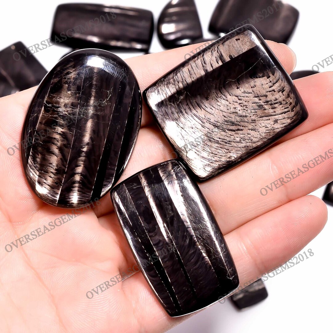 Natural Hypersthene Cabochon, Bulk Crystal Gemstone, Jewelry Making - Etsy