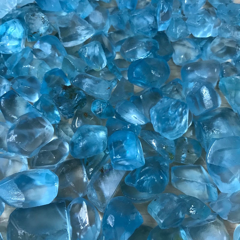 Rough Blue Topaz - Etsy