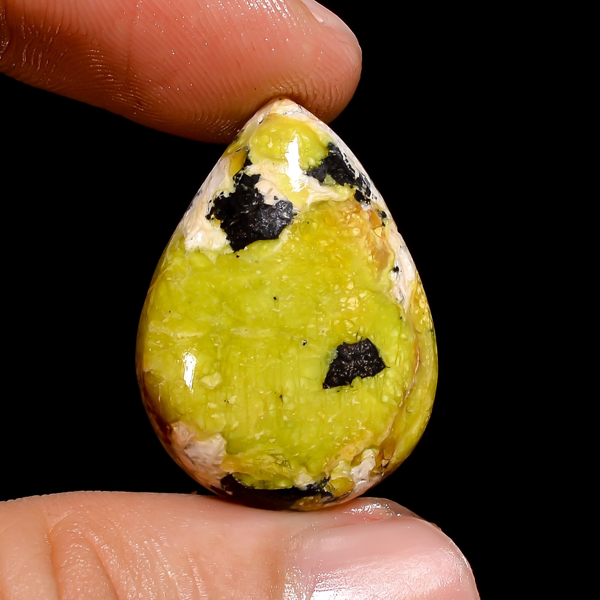 Natural Lizardite Cabochon Gemstone Designer Crystal | Etsy