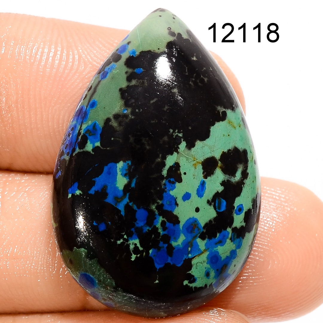Azurite Malachite Gemstone, Rare Mexican Azurite, Semi Precious Azurite ...