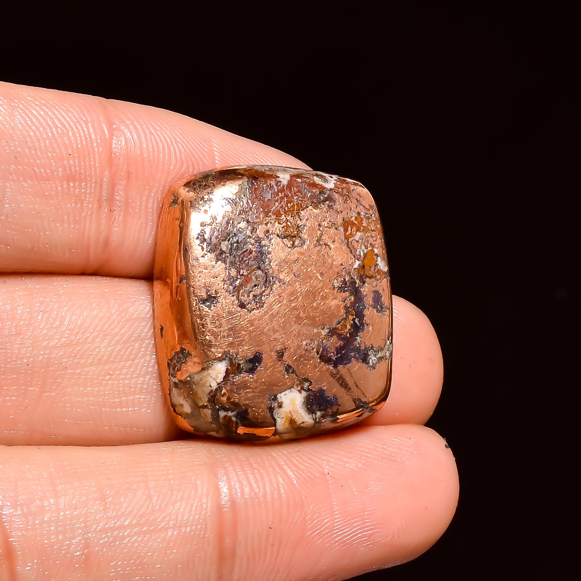 Copper Agate Gemstone Mix Shape Gemstone Copper Agate | Etsy