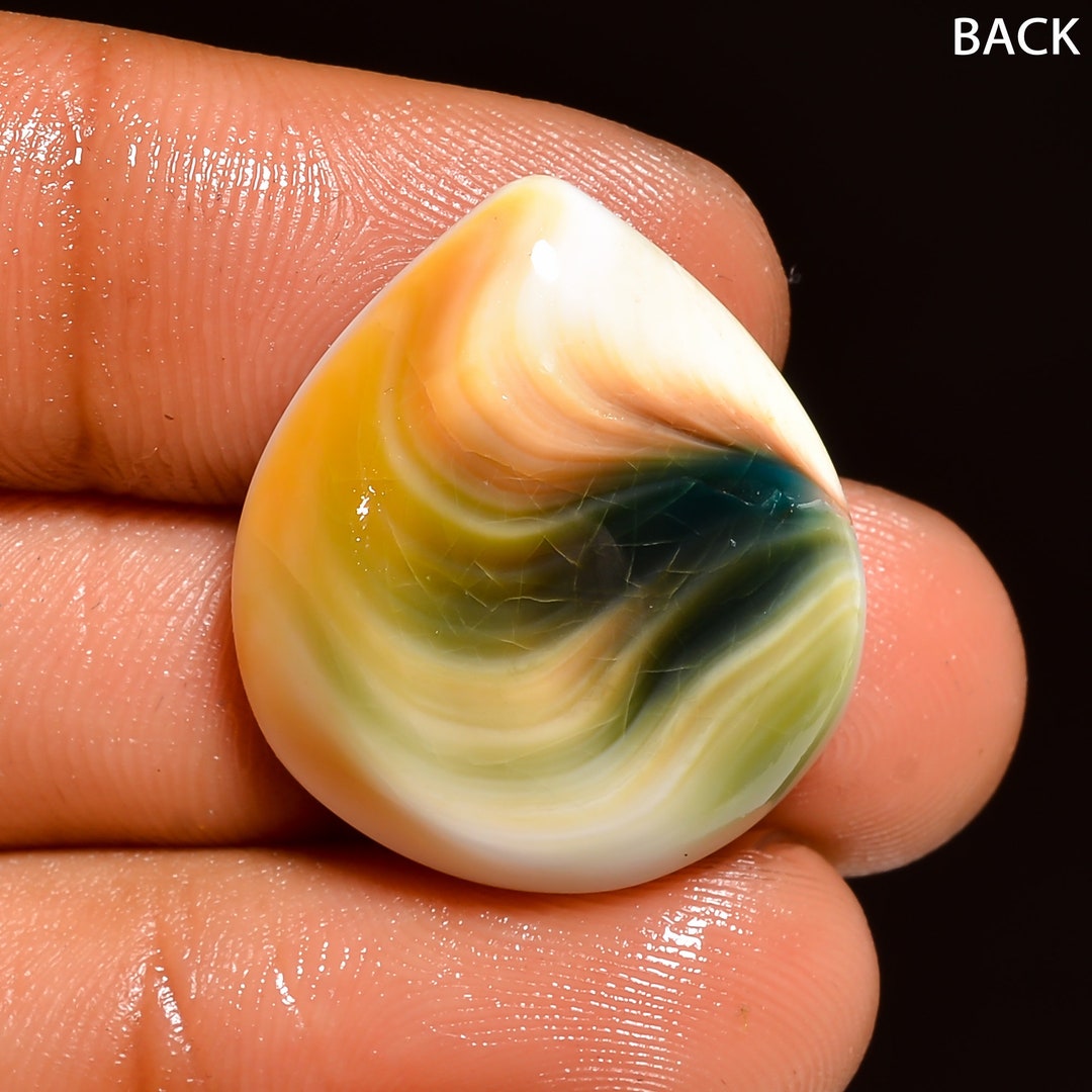 Natural Shiva Eye Shell Gemstone Cabochon, Loose Gemstone for Jewelry ...