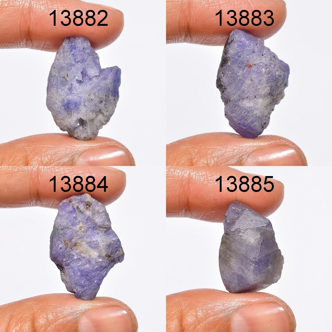 Natural Tanzanite Raw Gemstone, Natural Tanzanite Cabochons for Jewelry ...