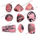 Natural Rhodonite Cabochon Wholesale Gemstone, Bulk Designer Crystal ...
