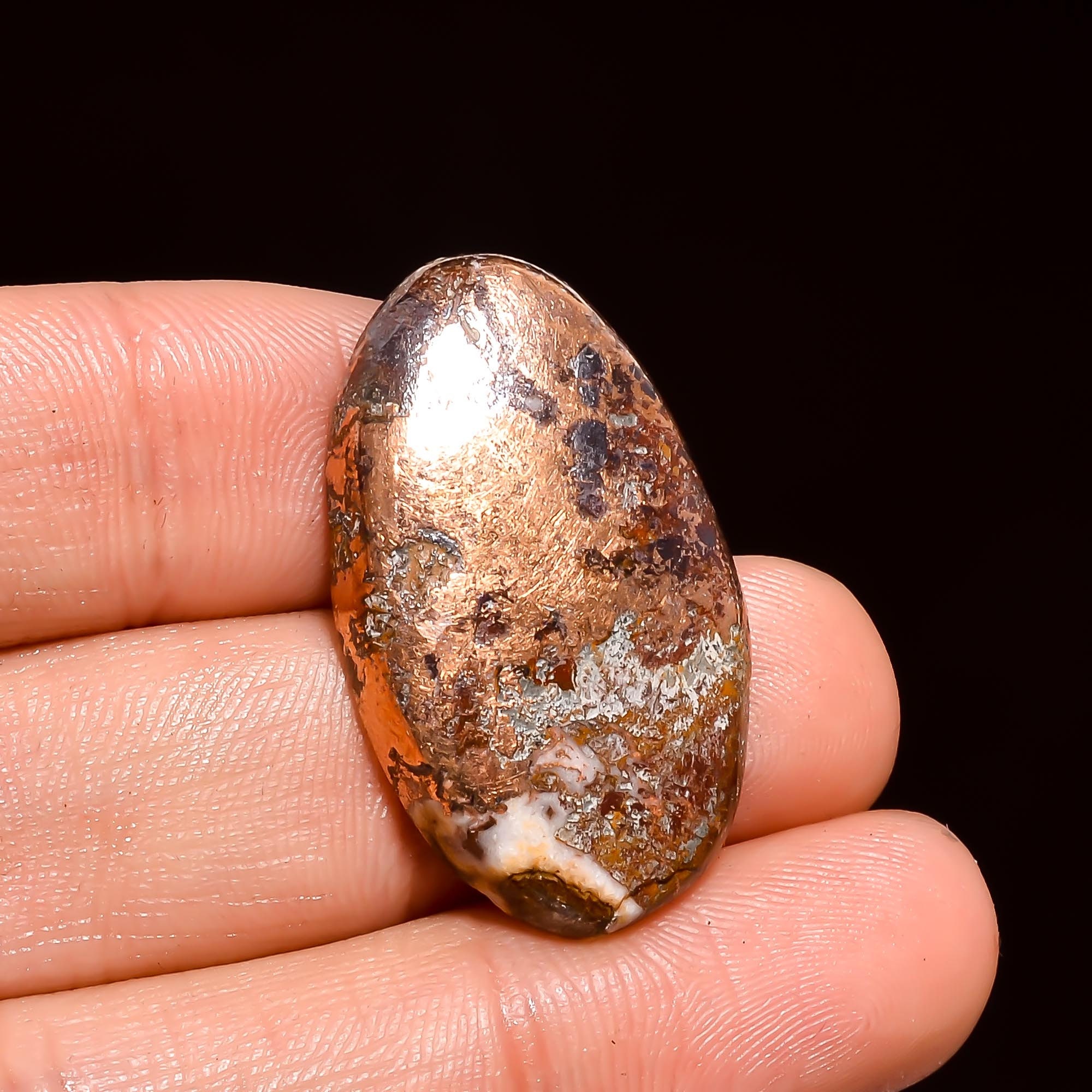 Copper Agate Gemstone Mix Shape Gemstone Copper Agate | Etsy