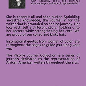 Inspire: Loc'd for Life Writing Journal, Locs, Black Lives Matter ...