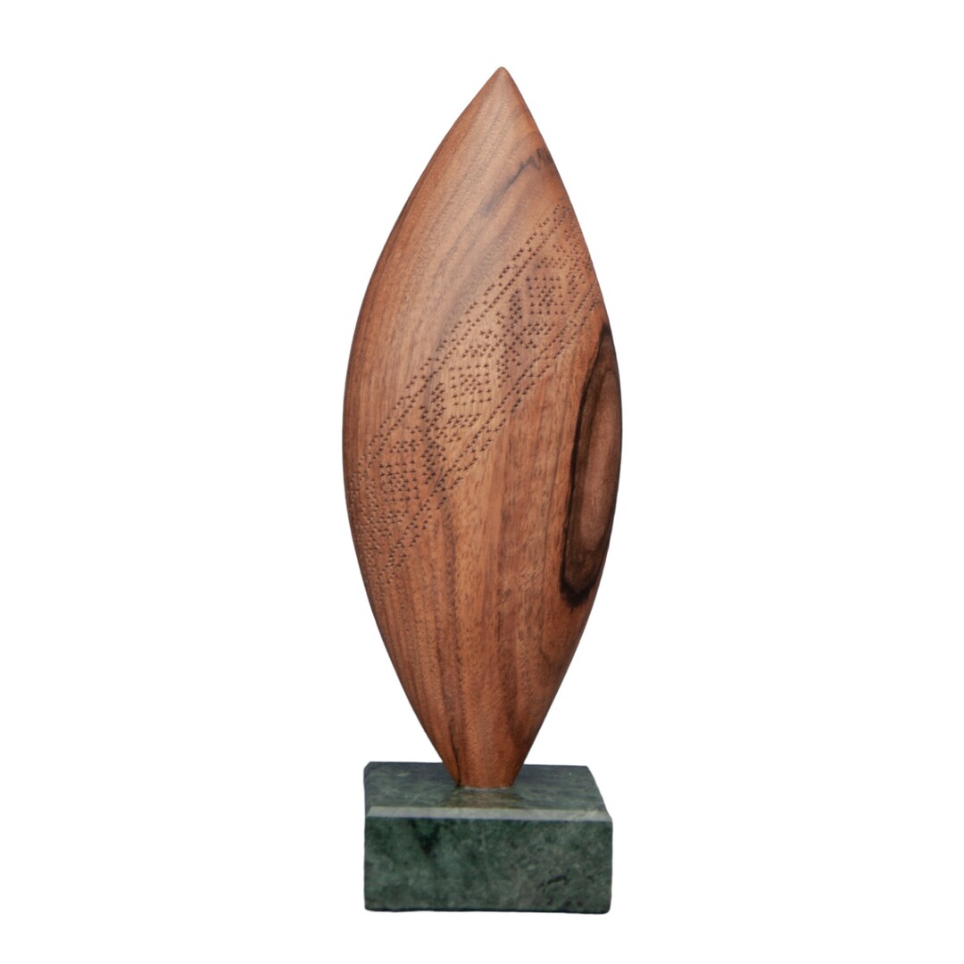 Wood Sculpture, Abstract Sculpture, Unique Gift, Decorative Statue ...