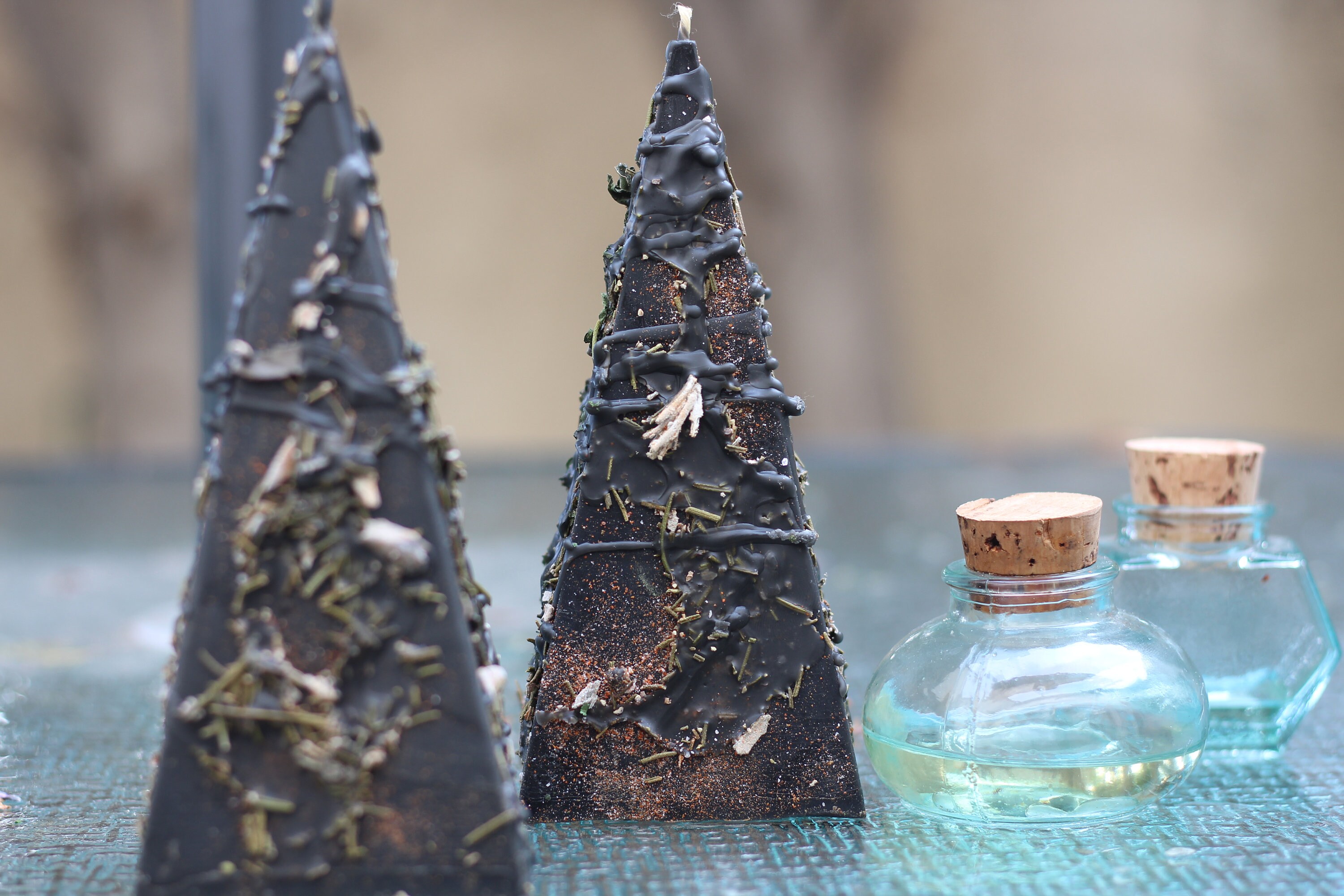 Black Ritual Candle Hot foot mix candles for Banishing | Etsy