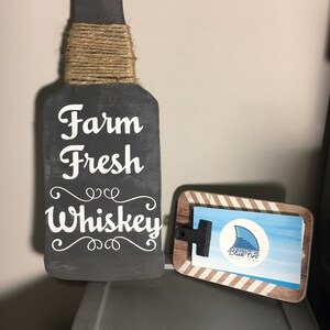 Farm Fresh Whiskey Wooden Sign - Etsy