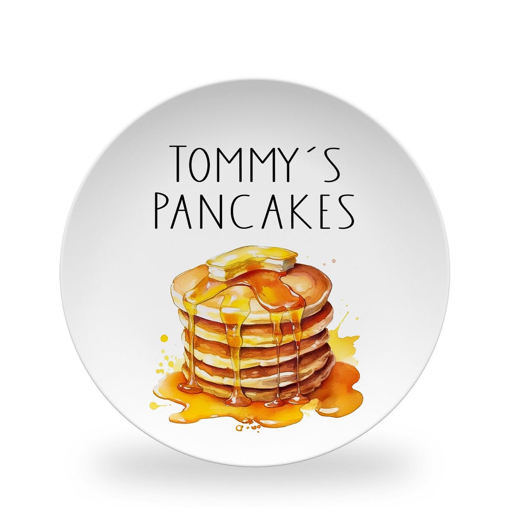 Personalized Pancake Plate, Great for Breakfast or Brunch - Etsy