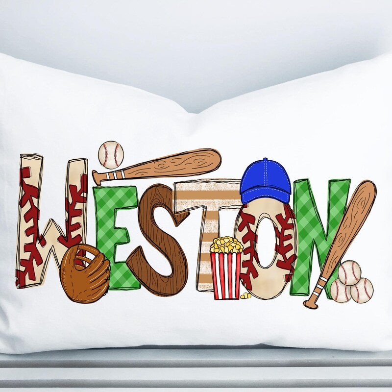 Baseball Pillow - Etsy