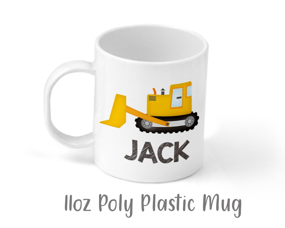 Personalized Bulldozer Plate Construction Tractor 10 - Etsy