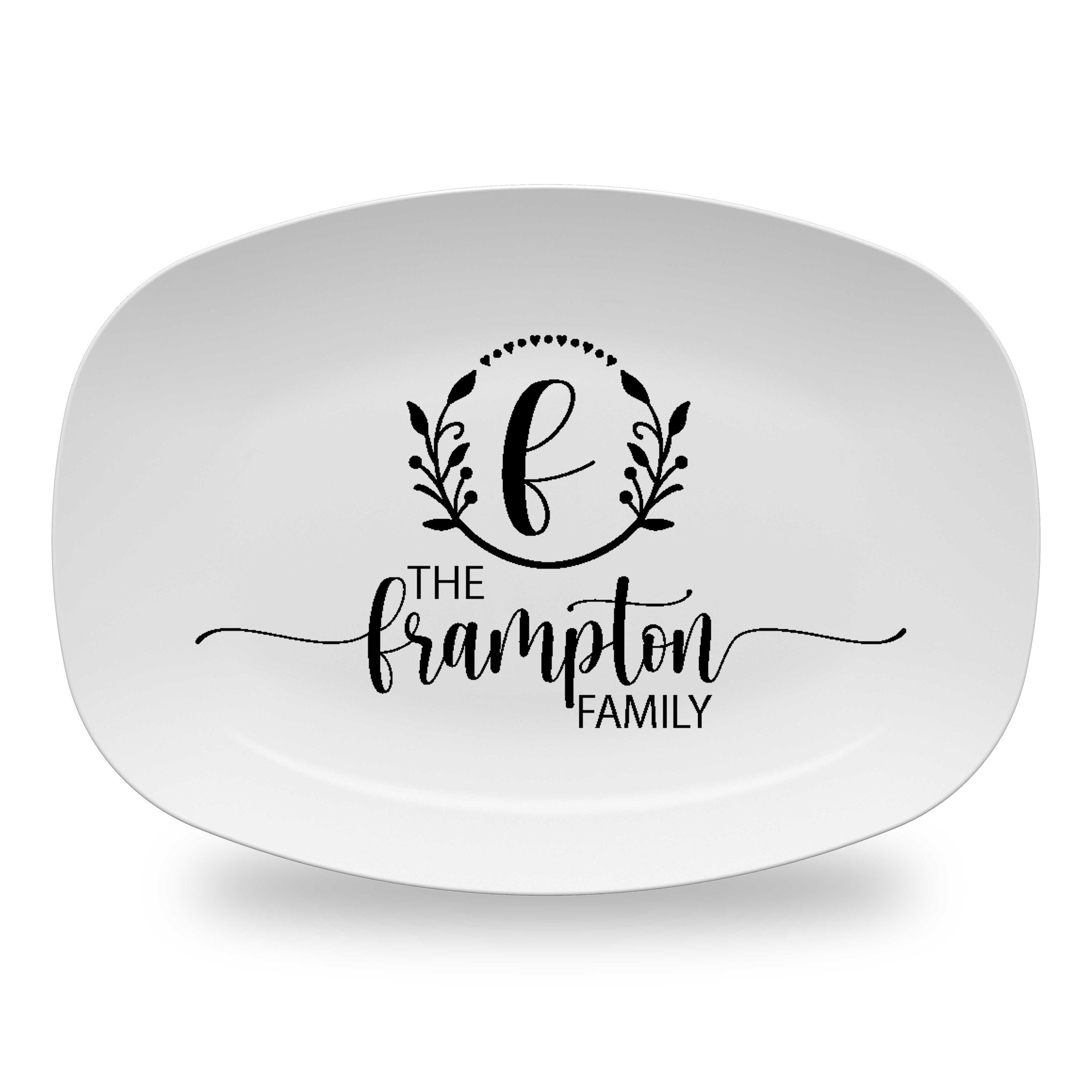 Farmhouse Personalized Family Platter Custom Last Name - Etsy