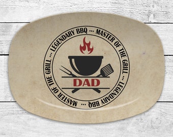 Personalized Barbecue Grill Platter Custom BBQ Grilling - Etsy