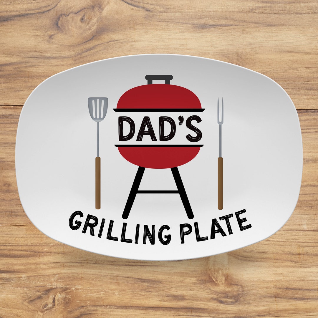 Personalized Red Grill Platter BBQ Grilling Platter Barbecue - Etsy
