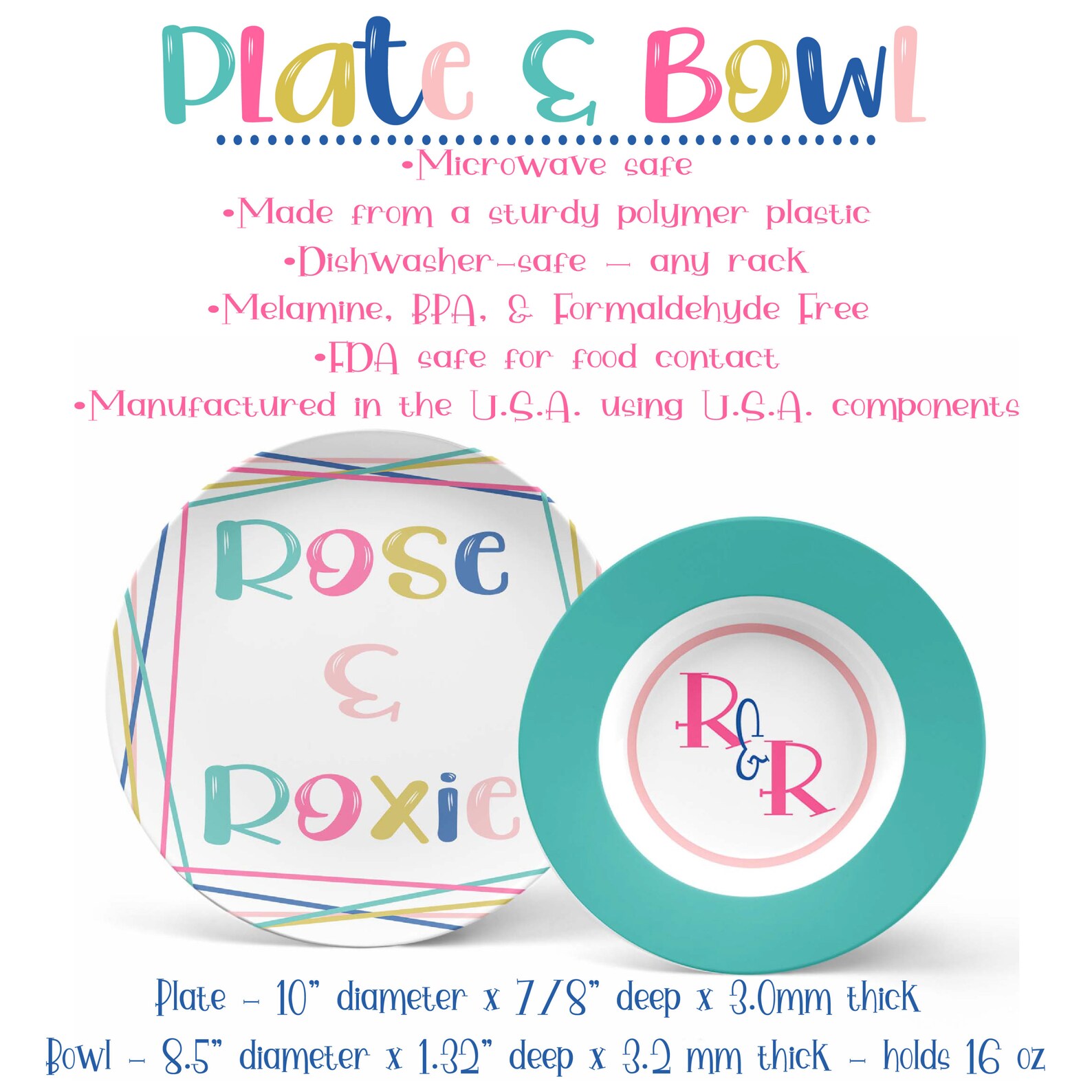 Personalized Ballerina Plate Ballet Dancer Dinnerware with | Etsy