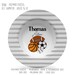 Personalized Sports Ball Plate: Polymer Plastic Kids Dinnerware - Etsy