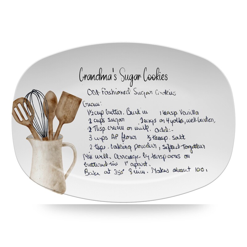 Custom Recipe Plates - Etsy