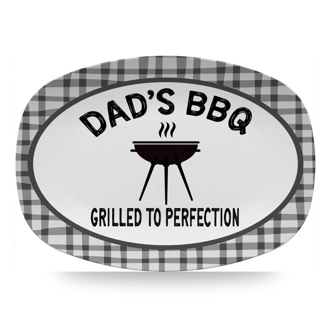 Personalized Barbecue Grill Platter, Custom BBQ Grilling Plate ...