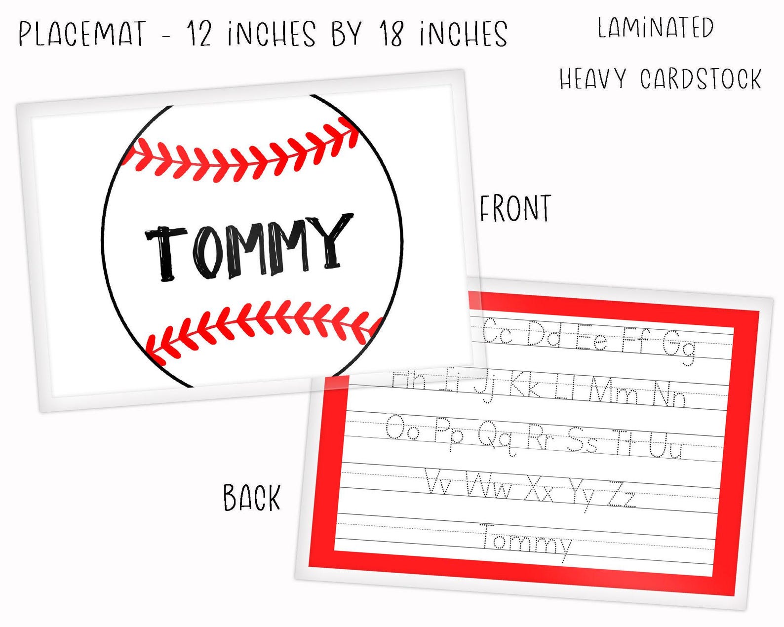 Personalized Baseball Plate, Sports 10" Polymer Kids Plate, Option for ...
