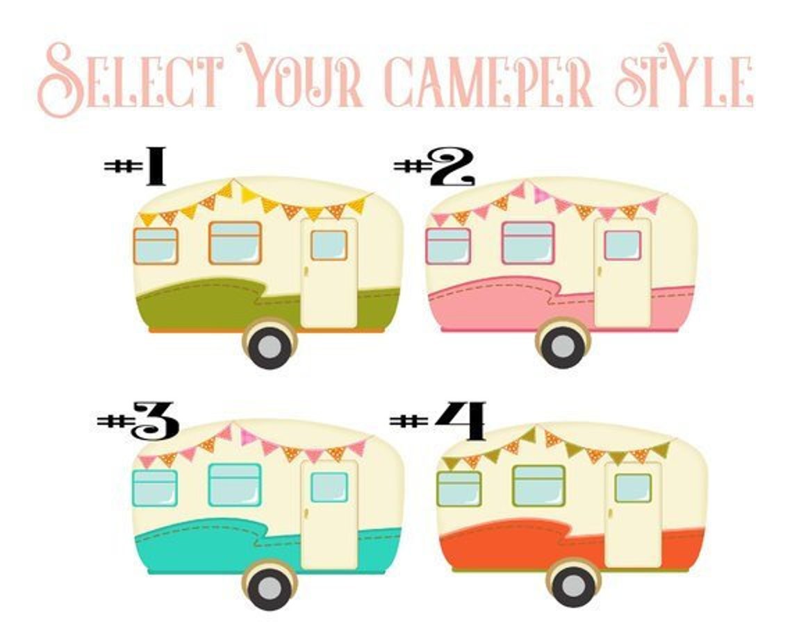 Personalized Retro Camper Plate RV Camping Dinnerware With - Etsy
