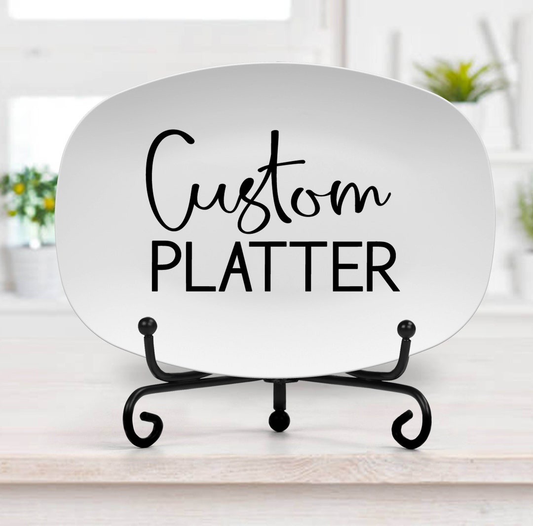 Custom Platter With Your Own Design, Personalized Platter With Your ...