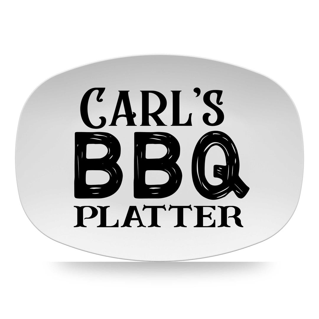 Personalized BBQ Platter, BBQ Plate, Grilling Plate, Grilling Platter ...