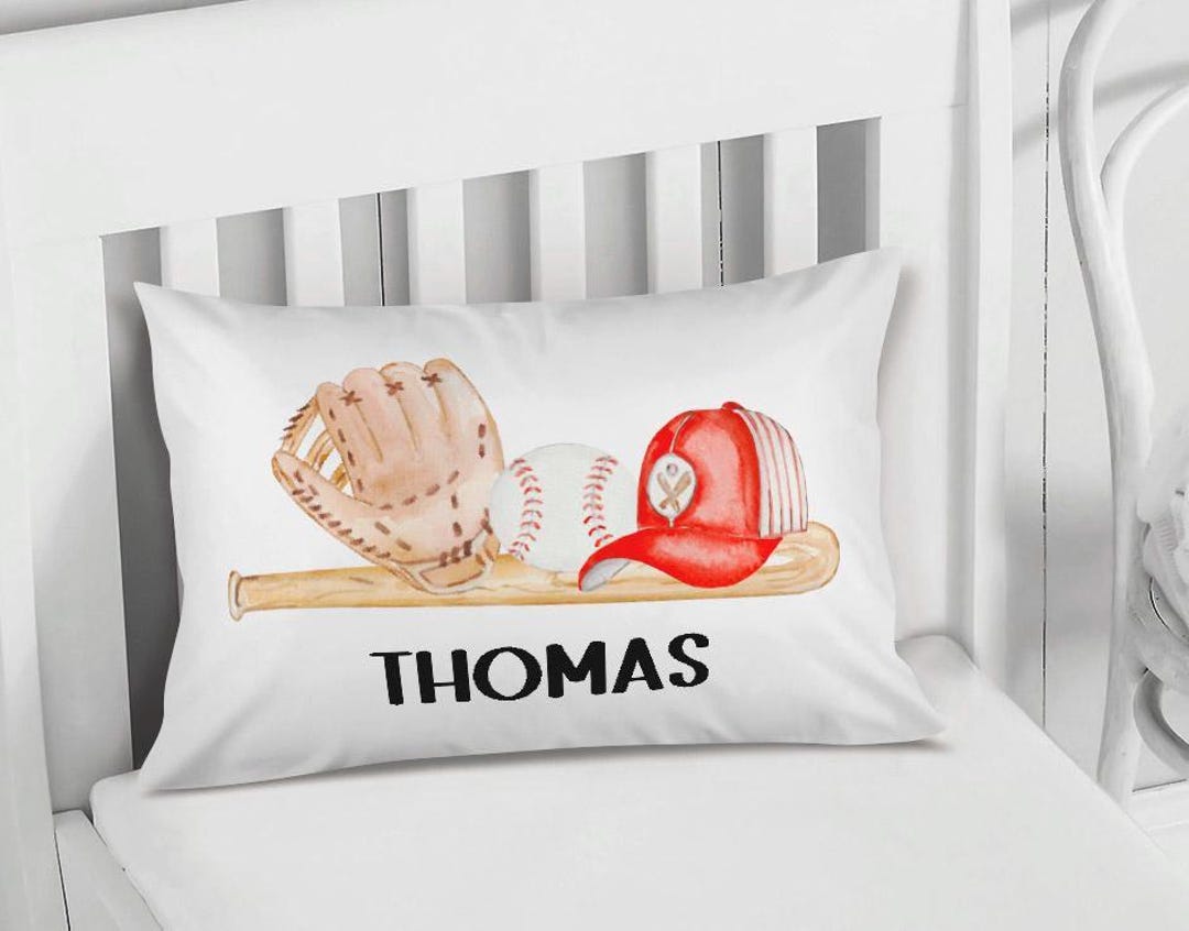 Baseball Kids Personalized Pillowcase, Custom Sports Ball Queen or ...