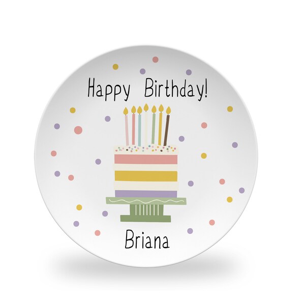 Birthday Plate - Etsy