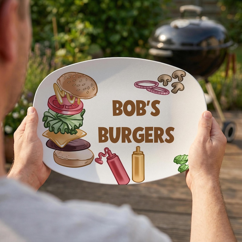 Hamburger Plates - Etsy
