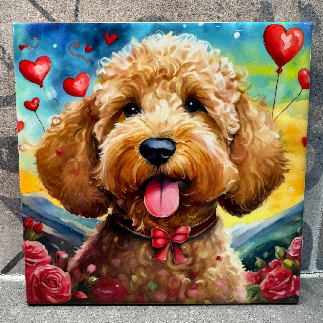 42 Designs! Ceramic Valentine's Day Doodles. Trivets for Hot Dishes ...