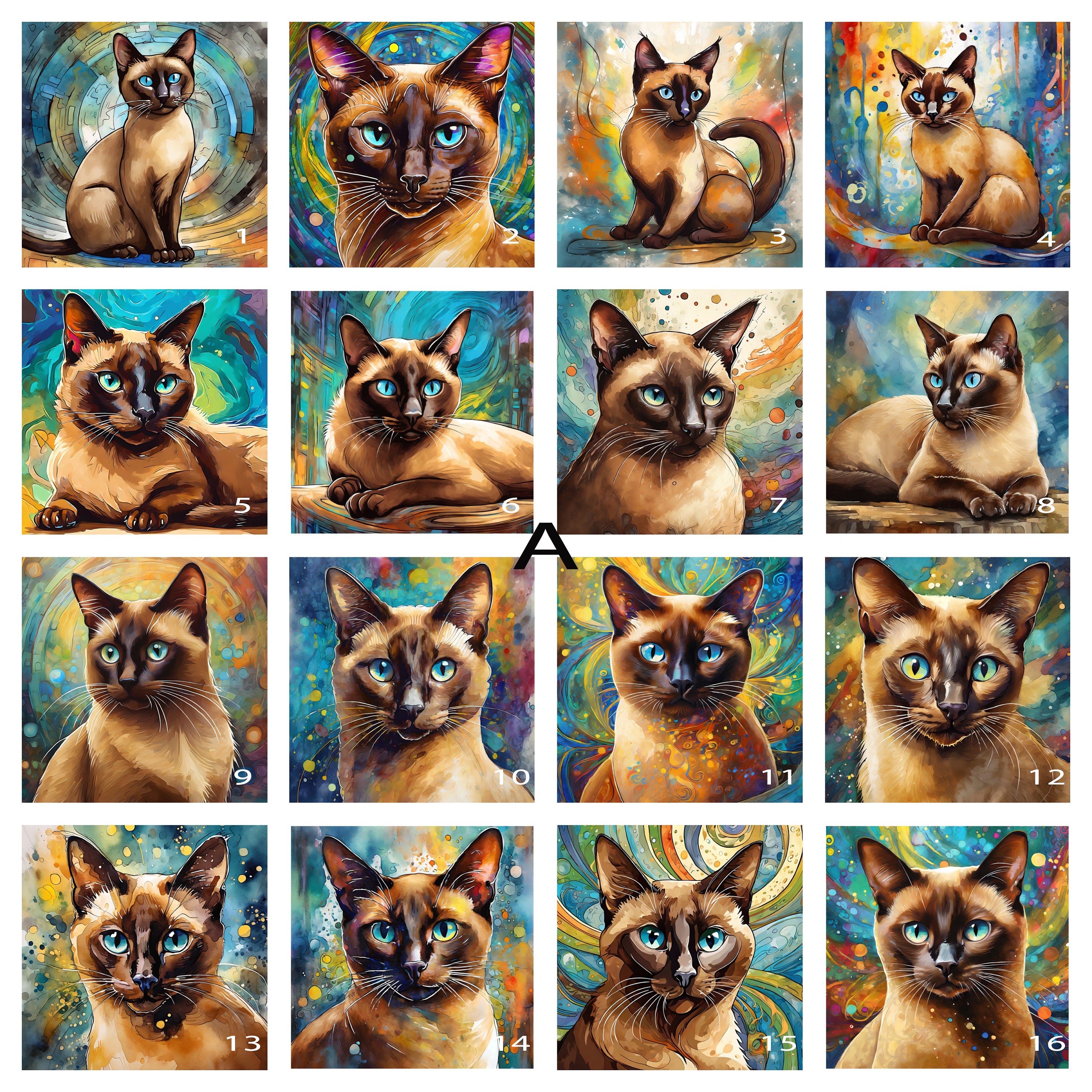 48 Designs! Siamese Cat Trivet. Trivets for Hot Dishes. Hot Pads for ...