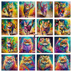 Ceramic Trivet Cats. 144 Designs! Cat Lover. Trivets for Hot Dishes ...