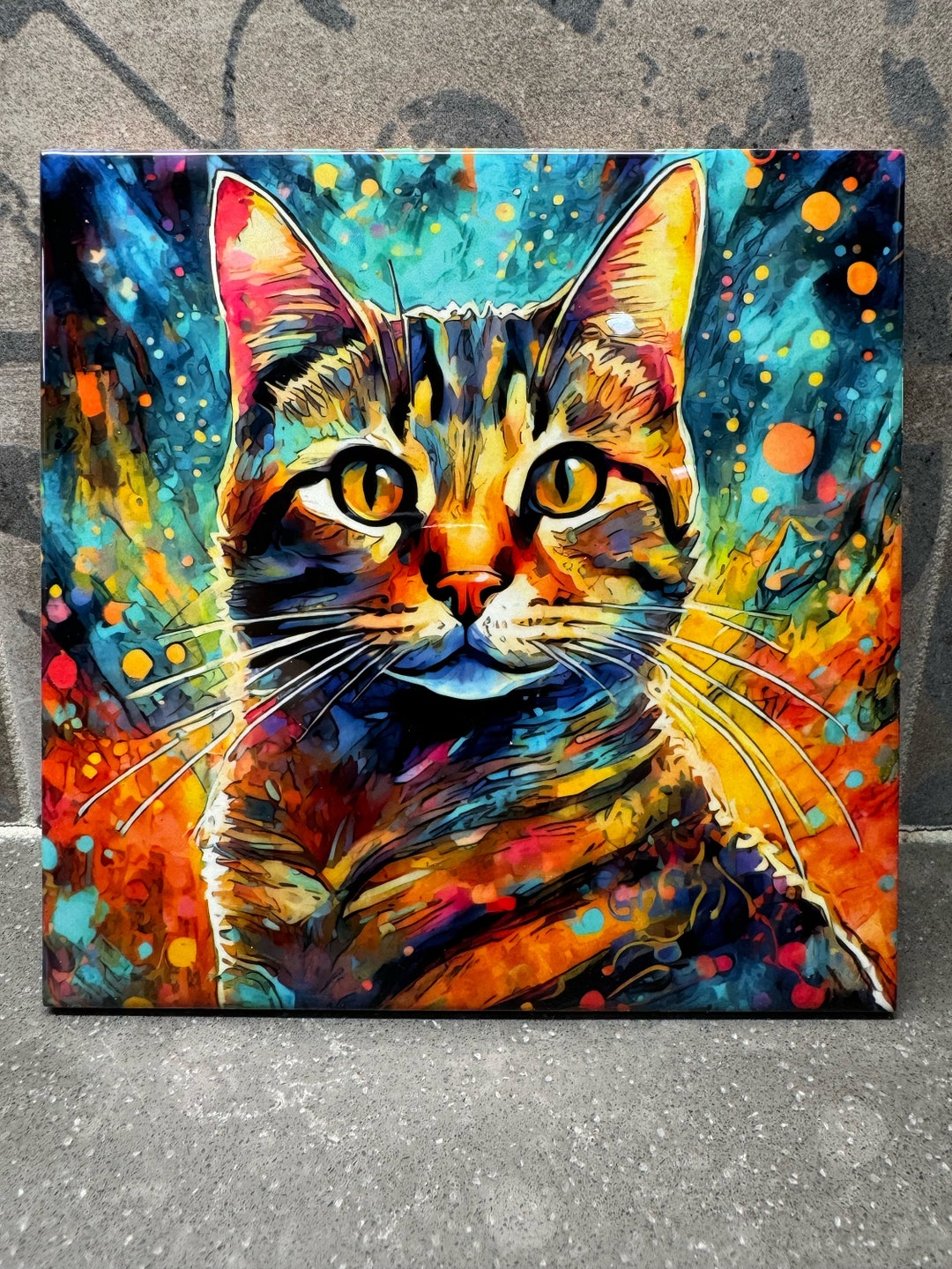 Ceramic Trivet Cats. 144 Designs! Cat Lover. Trivets for Hot Dishes ...