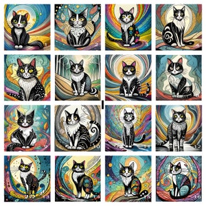 Ceramic Trivet Cats. 144 Designs! Cat Lover. Trivets for Hot Dishes ...