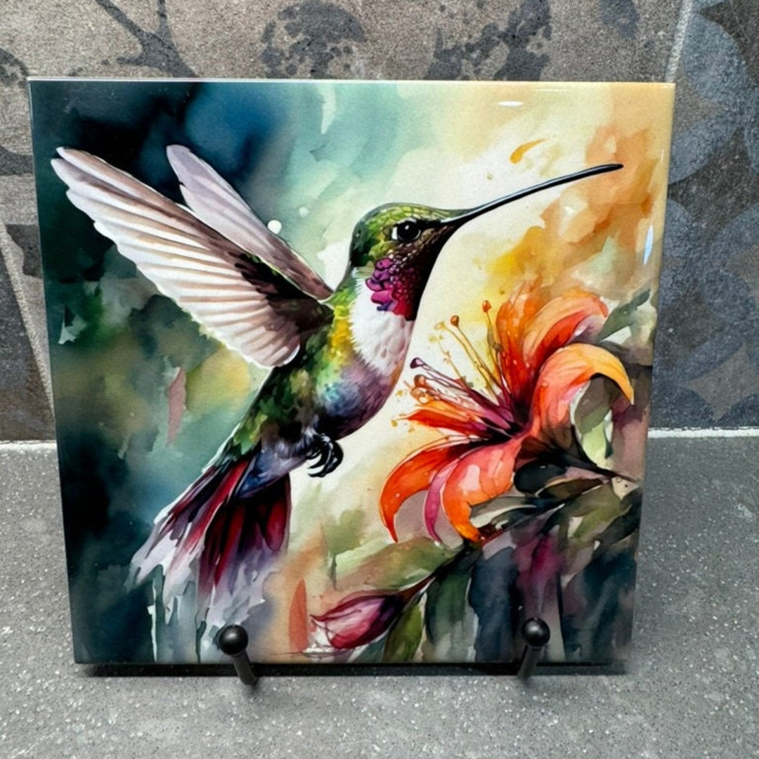 Hummingbird Trivet for Hot Dishes, Hot Pads & Home Decor for Bird ...