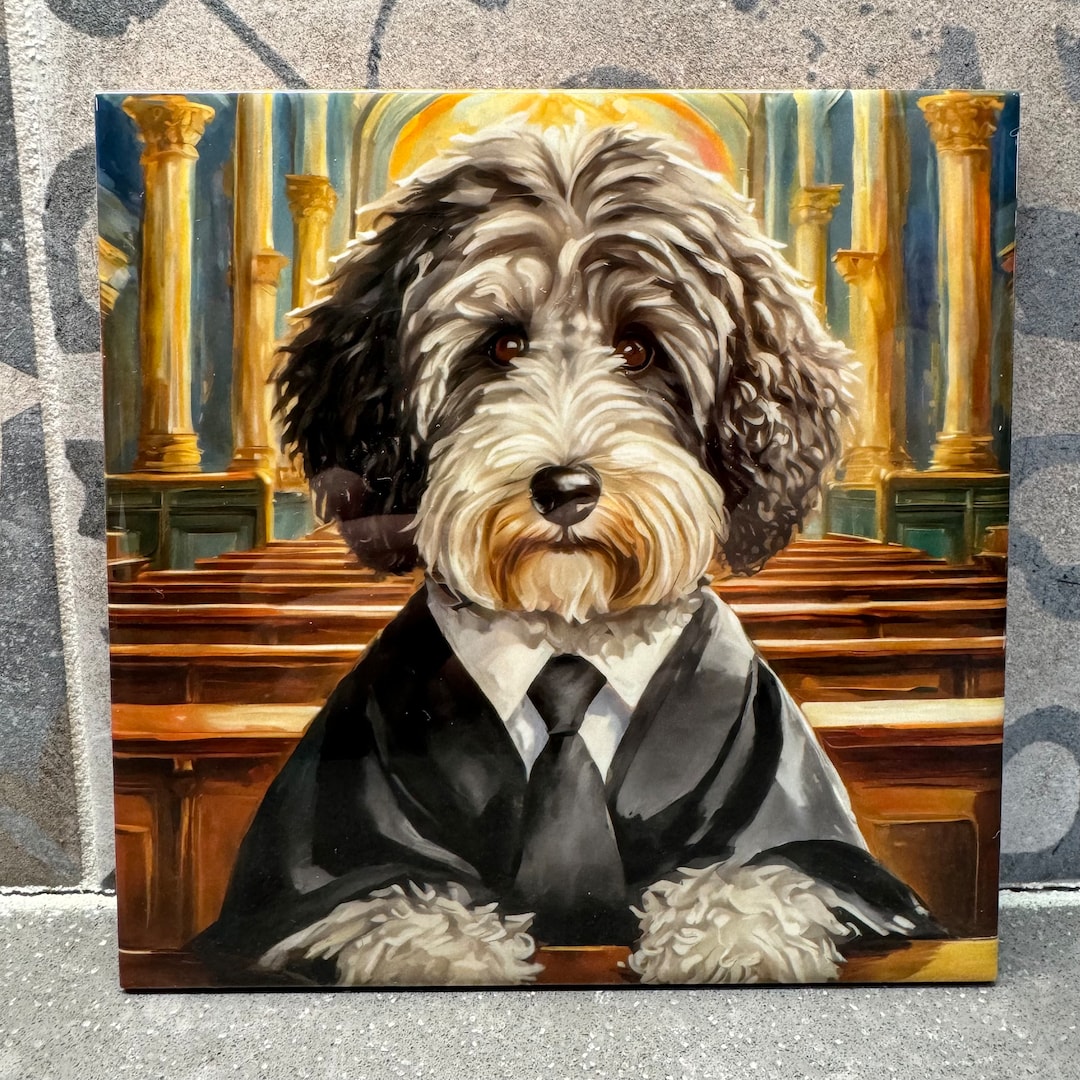 8 Designs! Doodle Judge. Trivet for Hot Dishes. 6"x6" Hot Plate. Doodle ...