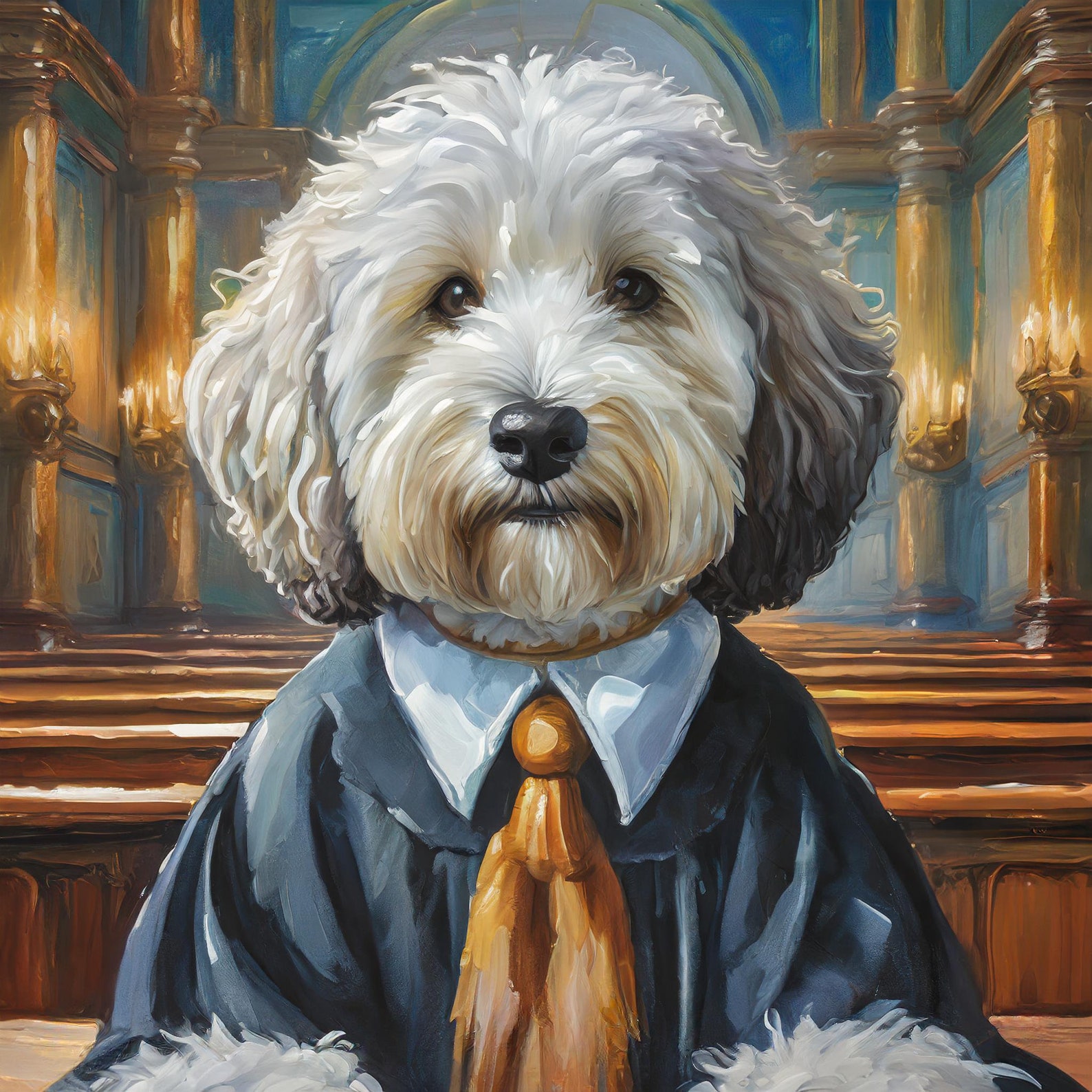 8 Designs Doodle Judge. Trivet for Hot Dishes. 6x6 Hot Plate. Doodle ...