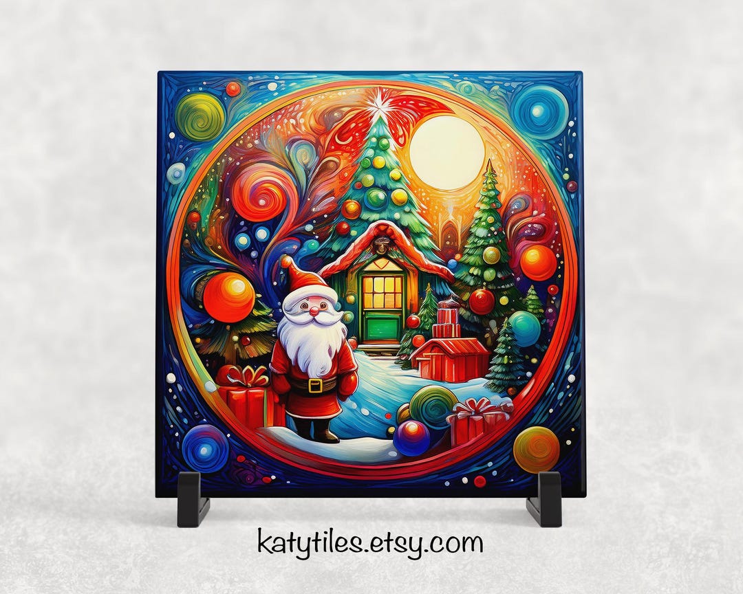 43 Designs! Ceramic Tile Christmas Trivets. Trivets for Hot Dishes ...