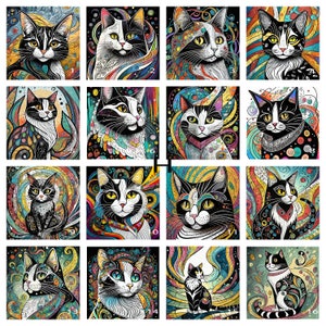 Ceramic Trivet Cats. 144 Designs! Cat Lover. Trivets for Hot Dishes ...
